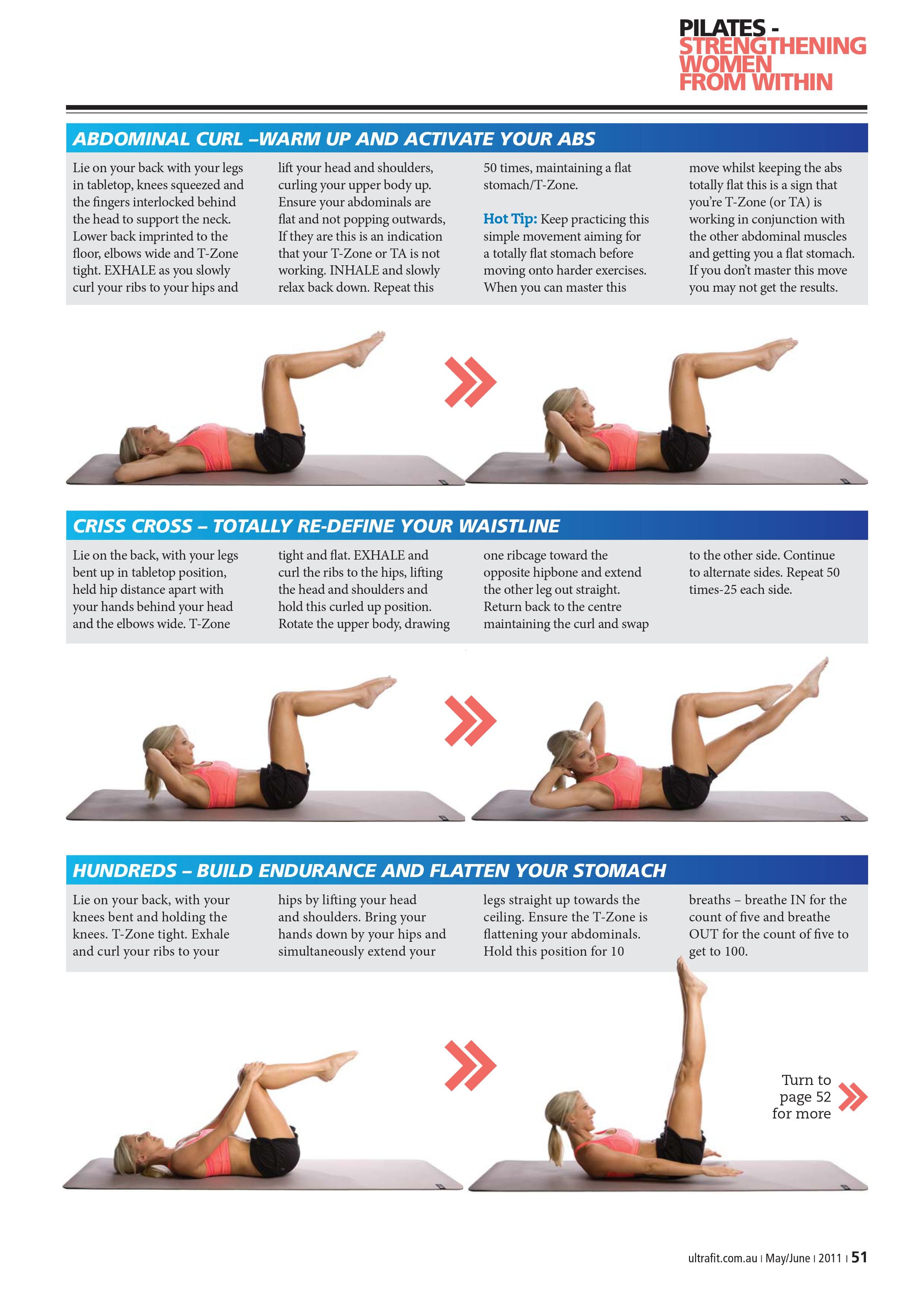 Strengthening Women from Within (from UltraFit Magazine) - Studio Pilates
